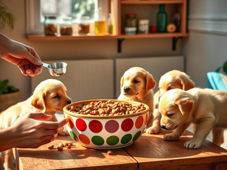 Tabla de alimentación ideal para cachorros Golden Retriever: guía ...